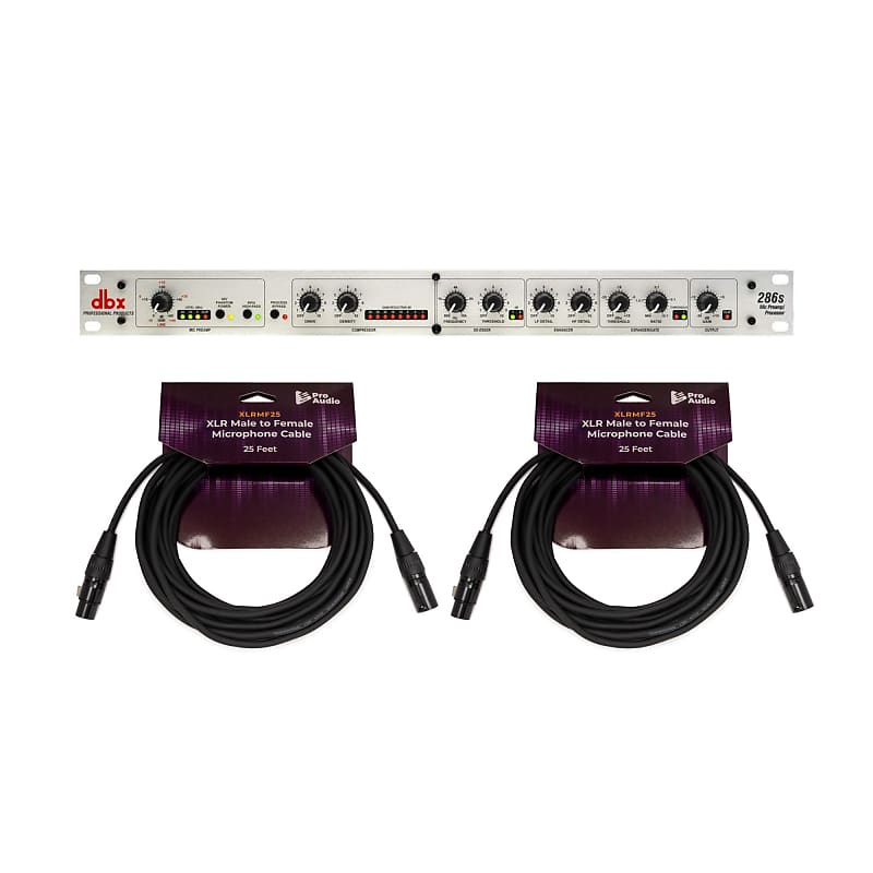 DBX 286s Microphone Pre Amp Processor with FocusProAudio | Reverb