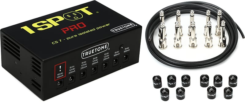 Truetone 1 SPOT PRO CS7 7-output Isolated Guitar Pedal Power | Reverb