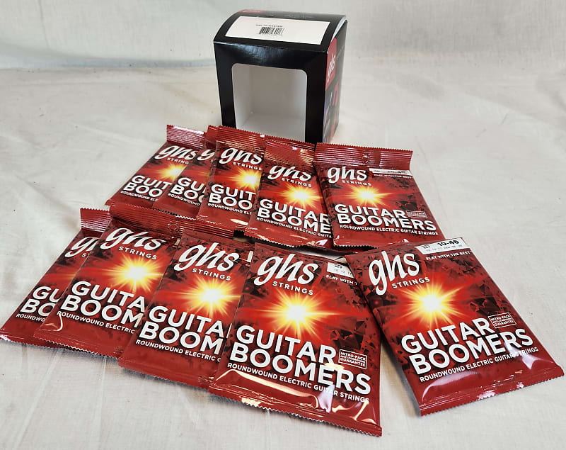 GHS 10 Sets of Boomer Light Gauge Electric Guitar Strings | Reverb