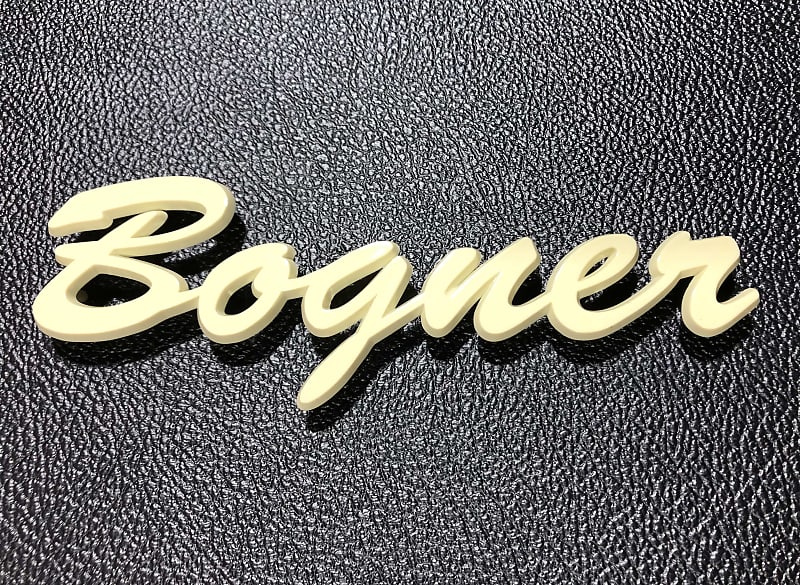Bogner Bogner Amp Logo Large Cream | Reverb