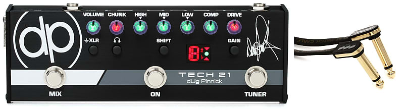 Tech 21 dUg Pinnick Signature Bass Distortion Pedal Bundle | Reverb