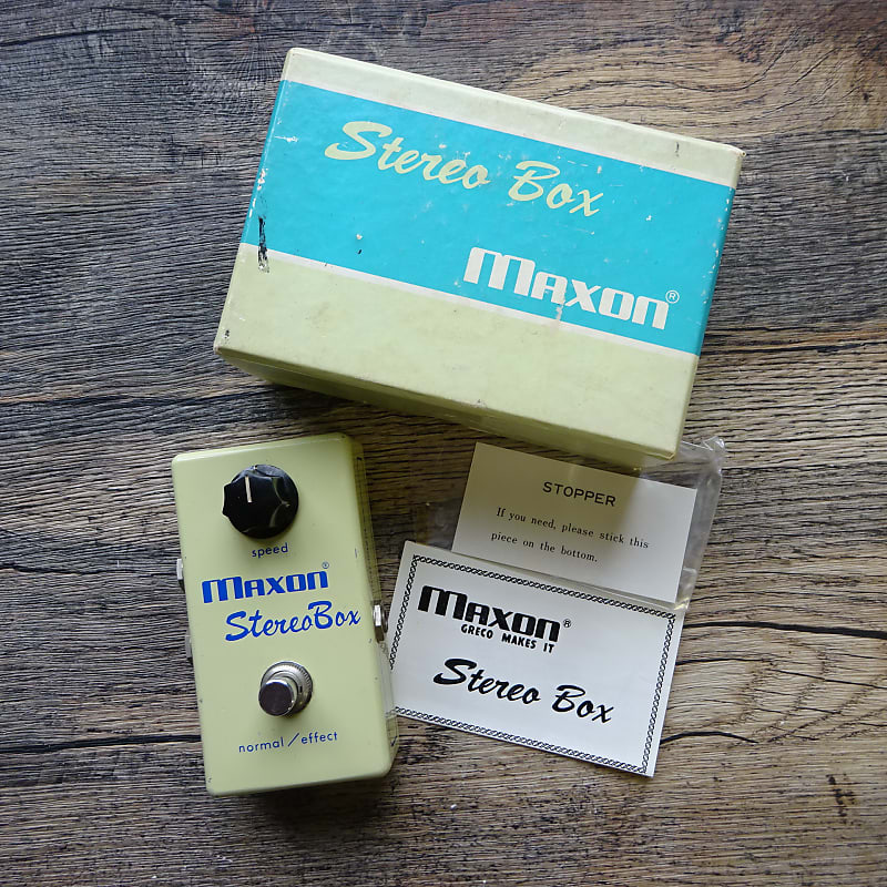Maxon Stereo Box w/ Original Box & Manual 1970s Vintage Made | Reverb