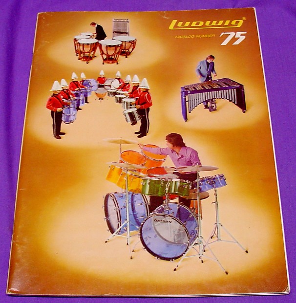 1975 Ludwig Drum And Percussion 106 Page Catalog Reverb