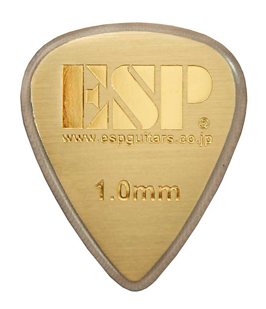 ESP Pick Pack Heavy Hairline Gold 50 piece | Reverb Australia