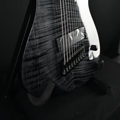 Legator N9F-BLK Black Flame Maple 9-String Multi-Scale | Reverb