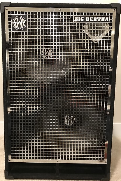 SWR Big Bertha 215 with Horn/Attenuator Black with Chrome | Reverb