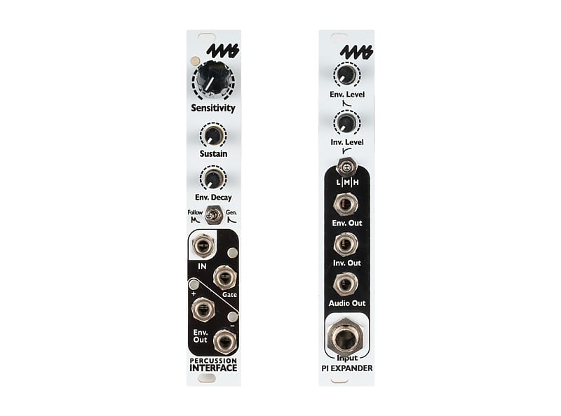 4MS Percussion Interface + Expander Envelope Follower / Gate | Reverb