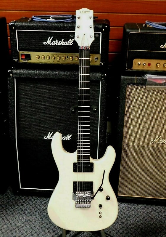Carvin DC127 Offset Electric Guitar! Pearl White Finish! | Reverb