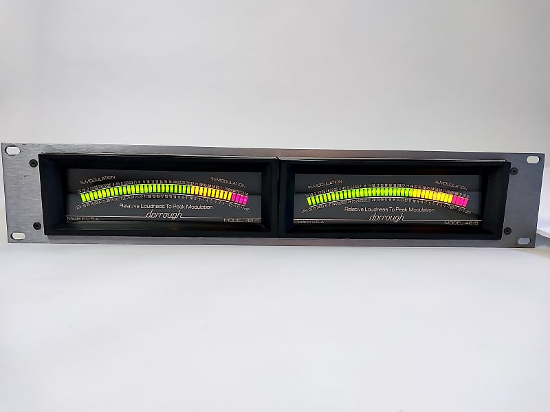pair of Dorrough 40-B Relative Loudness Meters - GO-TO signal | Reverb