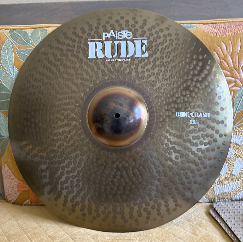 22” Paiste RUDE Ride\Crash | Reverb