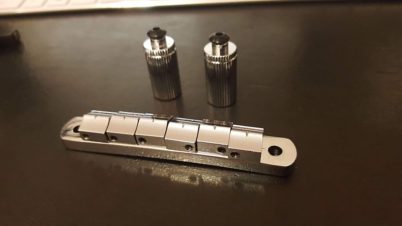 XGP Solid Brass Locking Tune-O-Matic Bridge Chrome | Reverb UK