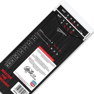 Bass Guitar Fretboard Note Map Decals/Stickers for Learning | Reverb