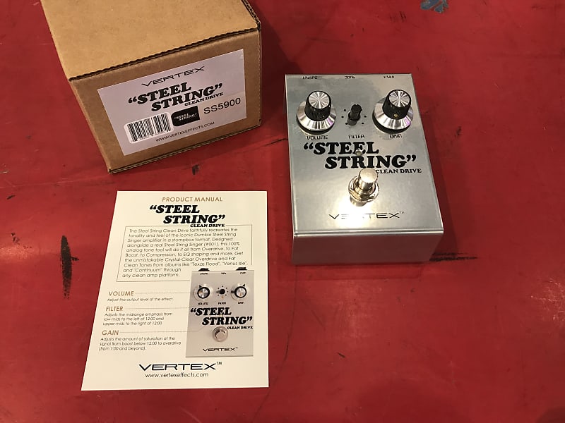 Vertex Steel String Clean Drive | Reverb