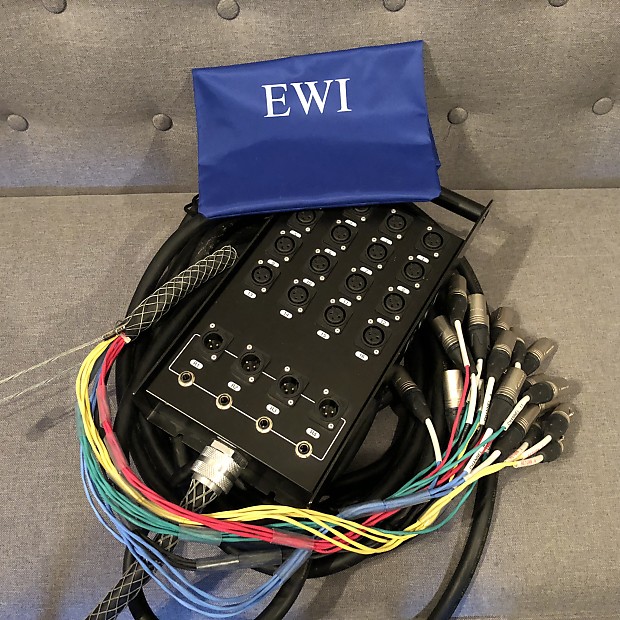 EWI PSPX 16 x 4 Neutrik 16 Channel Snake Stage Box 50' foot | Reverb