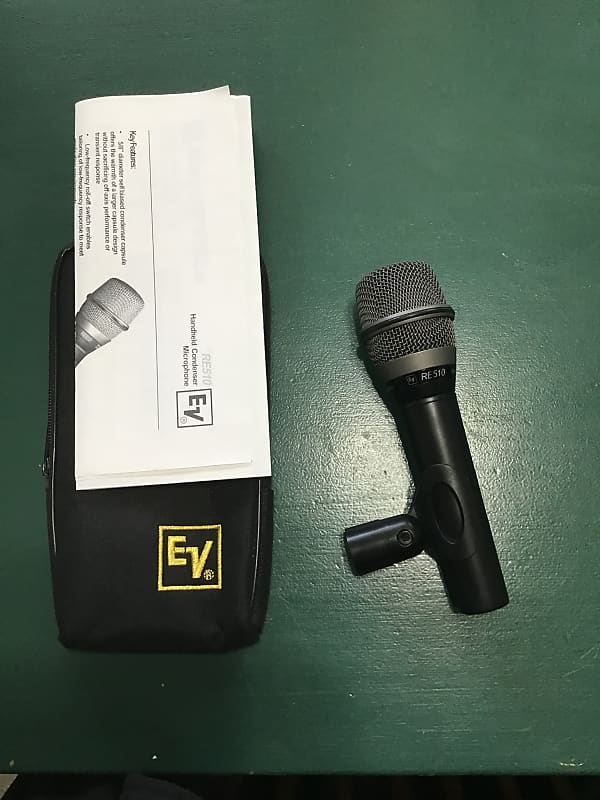 Elecrovoice RE 510 Supercardioid Condensor Microphone Black | Reverb