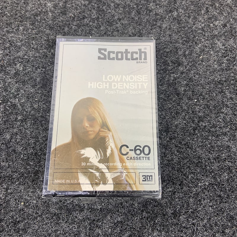 Scotch C-60 Low Noise High Density 60 Minute Blank Cassette | Reverb