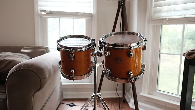 Tama Starclassic Maple 8 inch and 10 inch Toms W/Stand - | Reverb