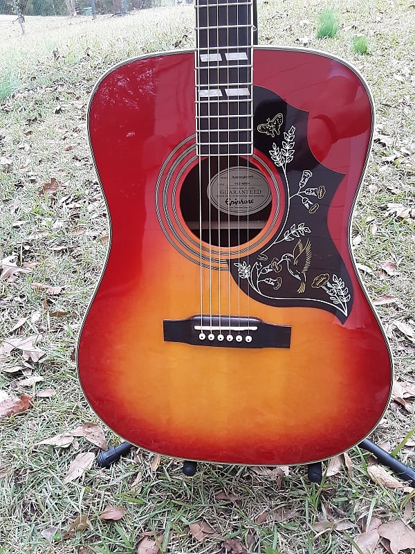 Epiphone Hummingbird HS 2000s Sunburst | Reverb