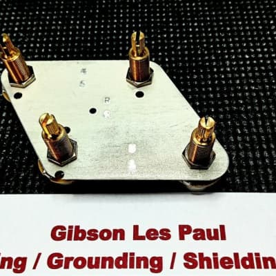 Gibson Les Paul - Heavy Duty Shielding /Grounding Plate for | Reverb