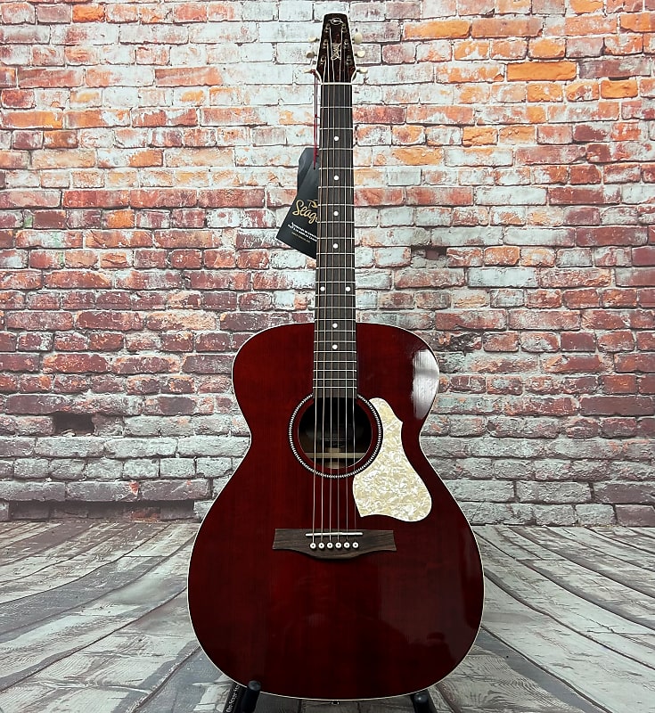 Seagull M6 Ltd Ruby Red CH EQ | Reverb