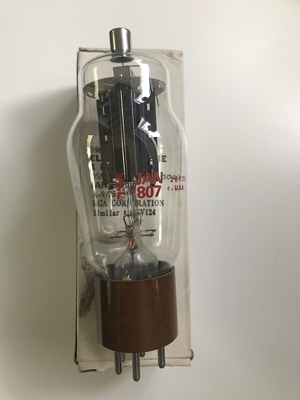 A single NOS RCA JAN-807 tube - 1975 | Reverb