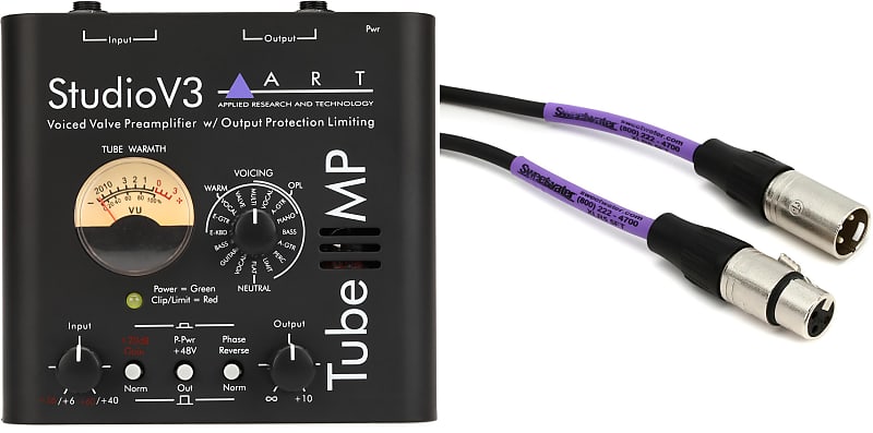 ART Tube MP Studio V3 Tube Microphone Preamp Bundle with Pro | Reverb