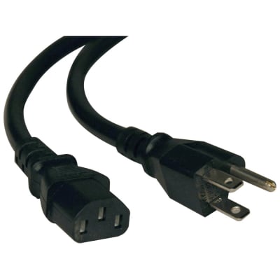 5 FT IEC D Plug D-Plug Power Cable - Nova Sound Black | Reverb