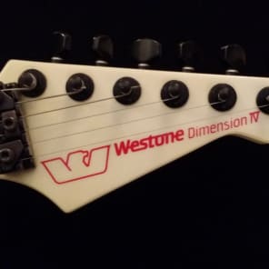 Westone Dimension IV 80's White With Stripes | Reverb
