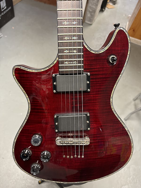 2009 Schecter Hellraiser Tempest Left Handed Black cherry | Reverb