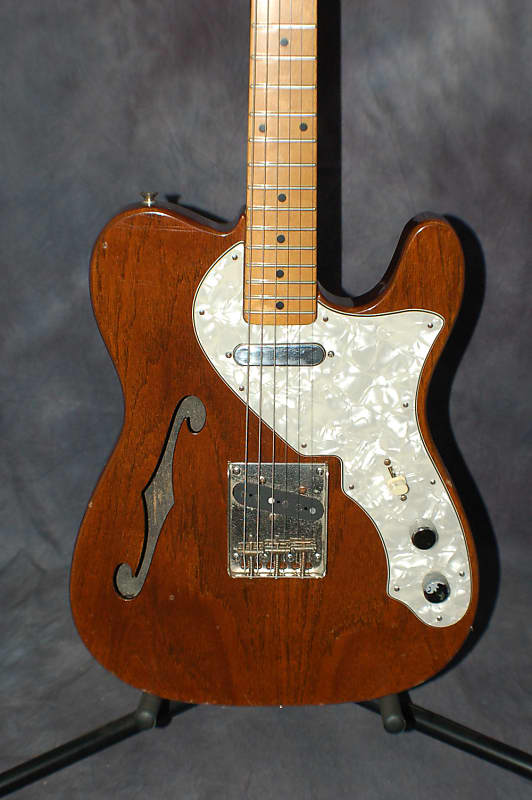 1974 Kopy Kat Model 2368 Thinline Tele Walnut Pro Setup Hard | Reverb