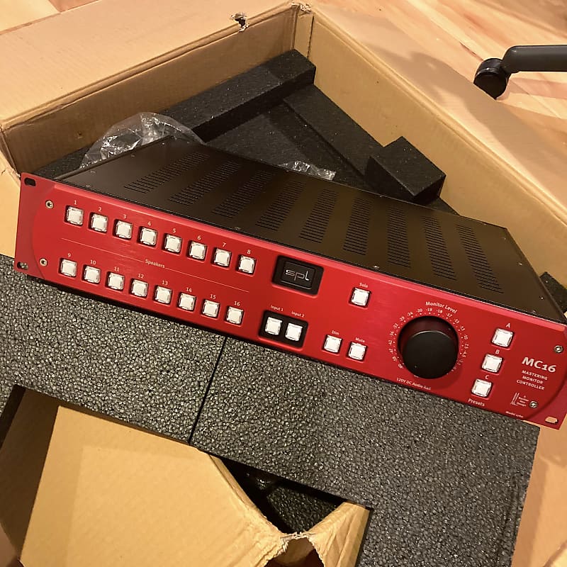 SPL MC-16 -16 Channel Mastering Controller (Red) | Reverb