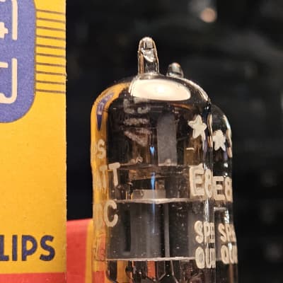 Matched pair Philips Amperex E88CC ECC88 Pinched Waist D | Reverb