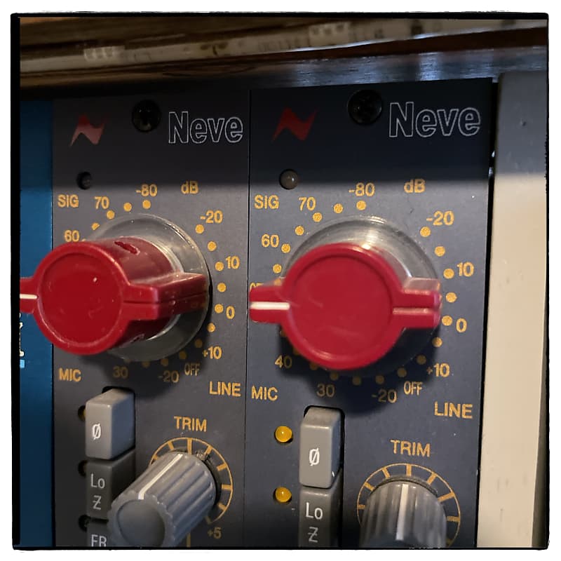AMS Neve 1073LB 500 Series Mic Preamp Module 2010s - Blue | Reverb