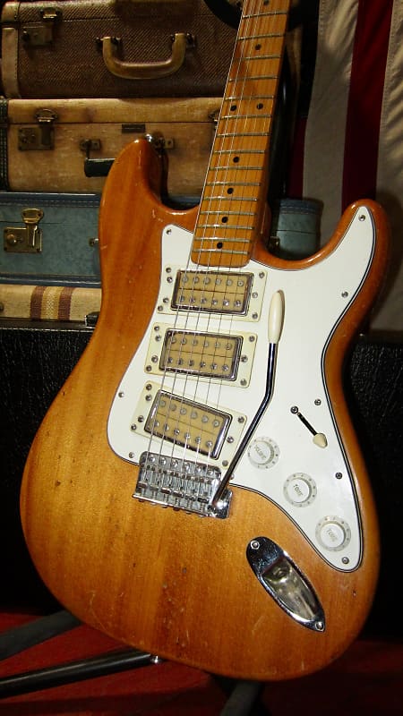 ~1976 Univox Ripper Stratocaster U1851 Natural | Reverb
