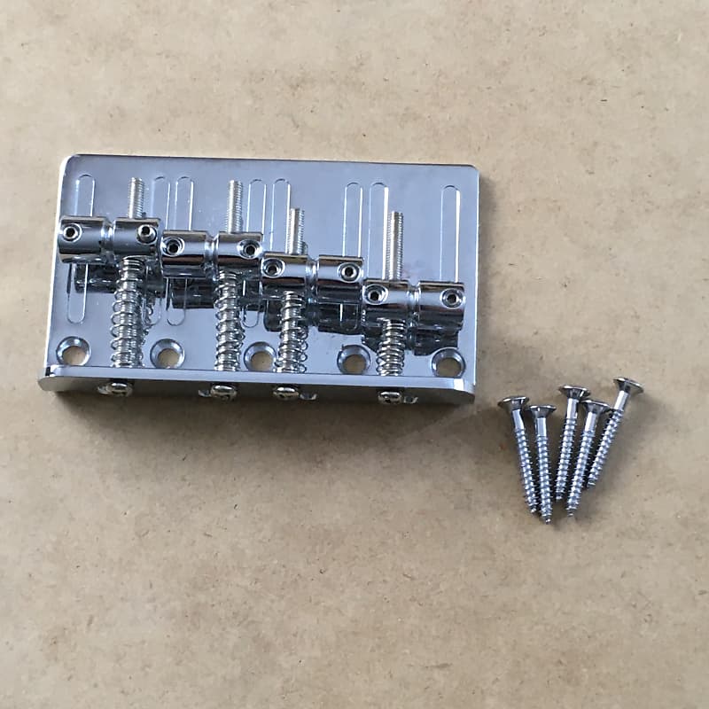 Electric Bass Guitar Fender Tele Bass Style Bridge Plate | Reverb