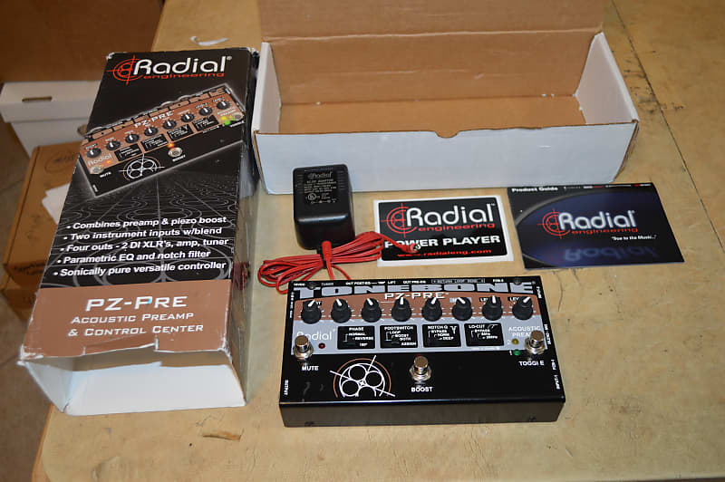 Radial Tonebone PZ-Pre Acoustic Preamp DI | Reverb