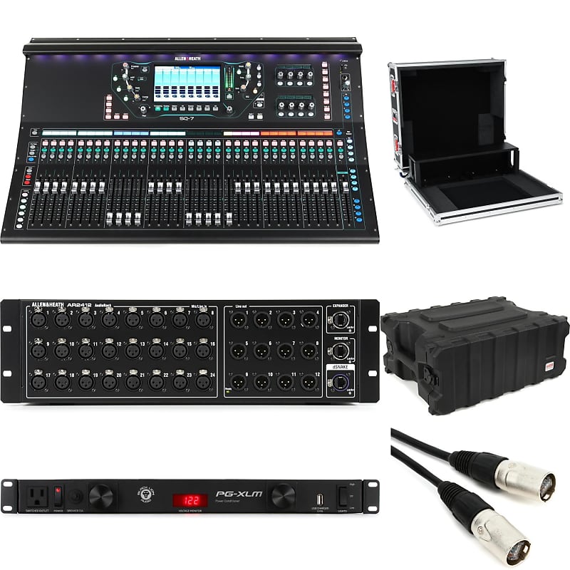 Allen & Heath SQ-7 48-channel Digital Mixer Stage Bundle | Reverb