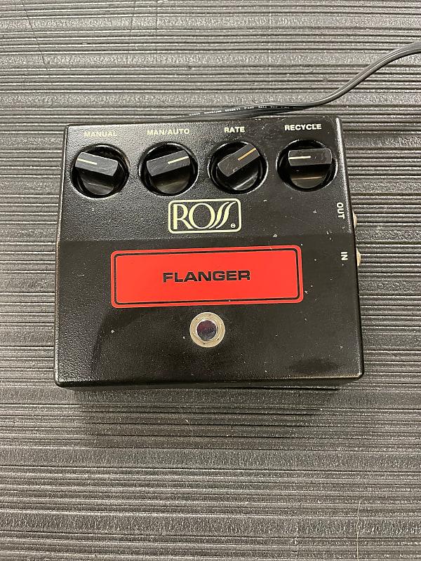 Used Vintage 1977 Ross Black Flanger Pedal TSS2044 | Reverb