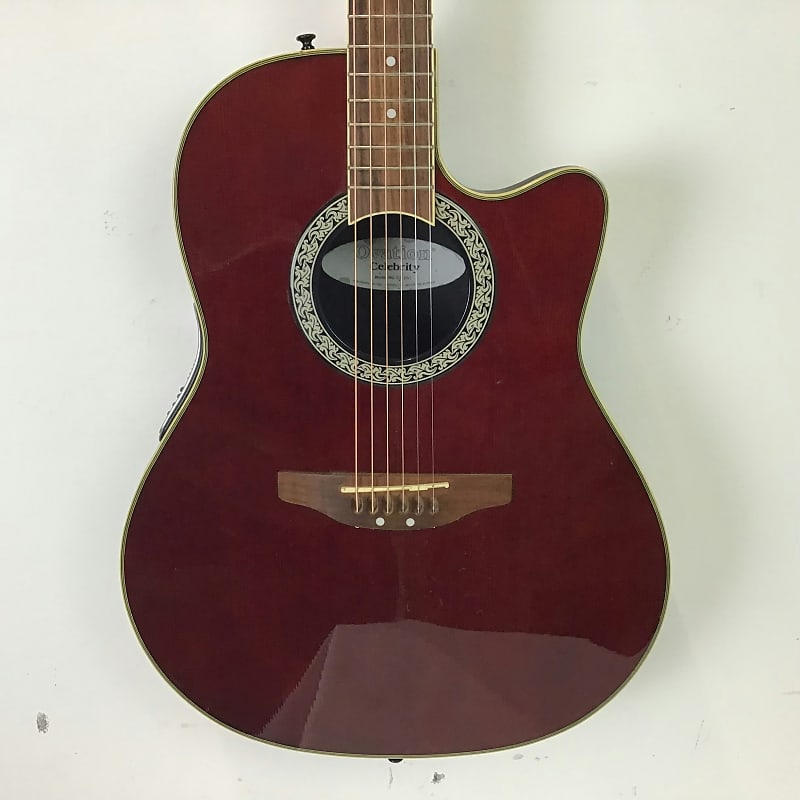 Used Ovation CELEBRITY CC 057 Acoustic Guitars Red | Reverb