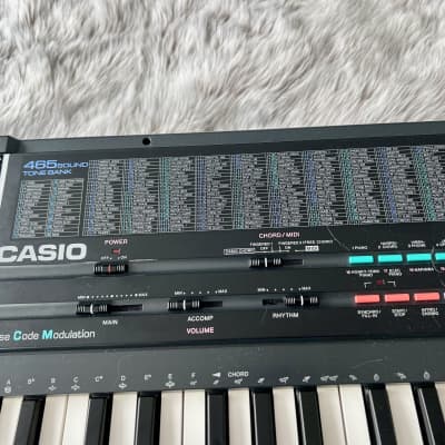Casio ToneBank CT-650 1989 - Black, Vintage Synthesizer | Reverb