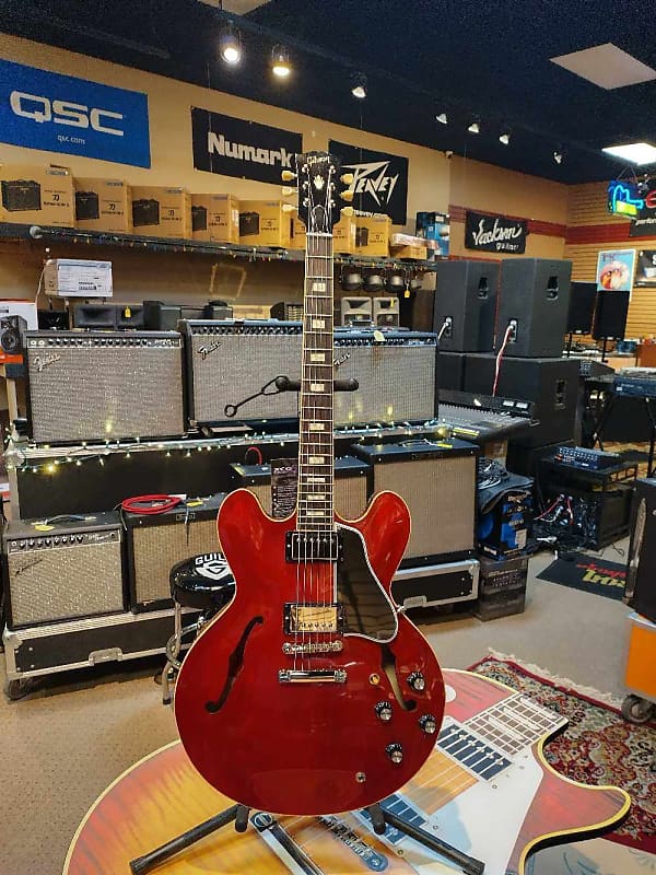 Mint 2012 Gibson ES-335 Block Inlay Heritage Cherry OHSC Free | Reverb