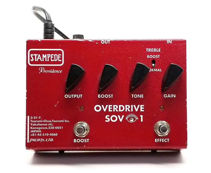 used Providence Stampede Overdrive SOV-1, Very Good Condition | Reverb