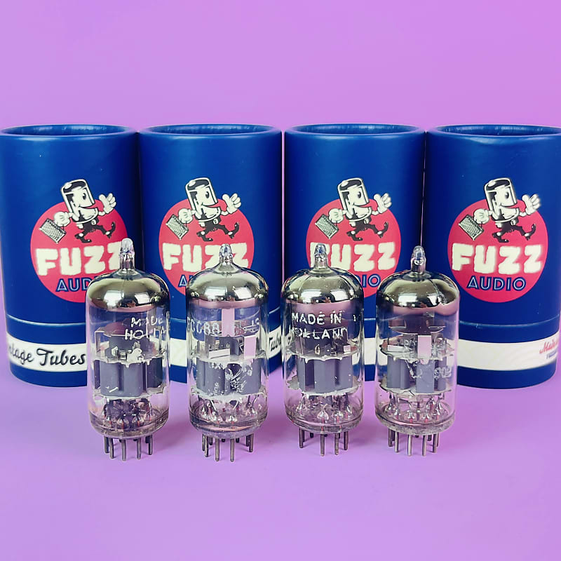4 Amperex 6DJ8/ECC88 Matched Extra Low Noise - Bugle | Reverb Canada