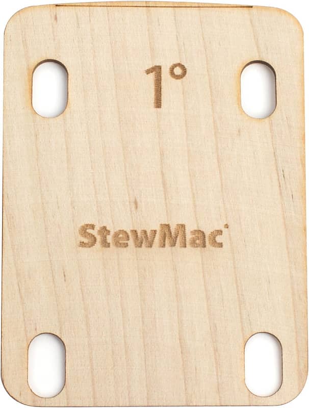 StewMac Neck Shims for Guitar, Shaped - 6 Pack of 1 Degree | Reverb