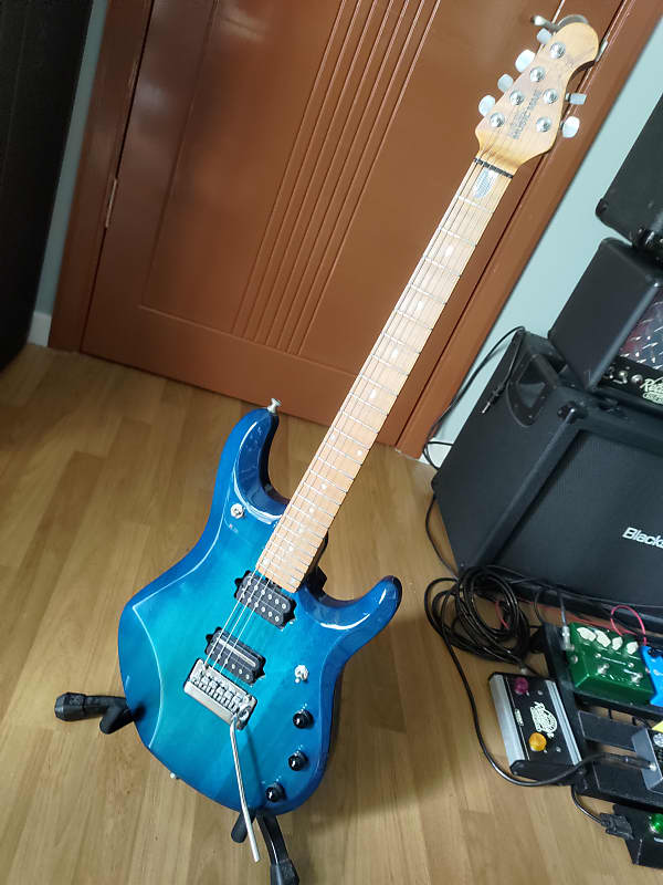 Ernie Ball Music Man JP6 2014-2015 - Neptune Blue | Reverb