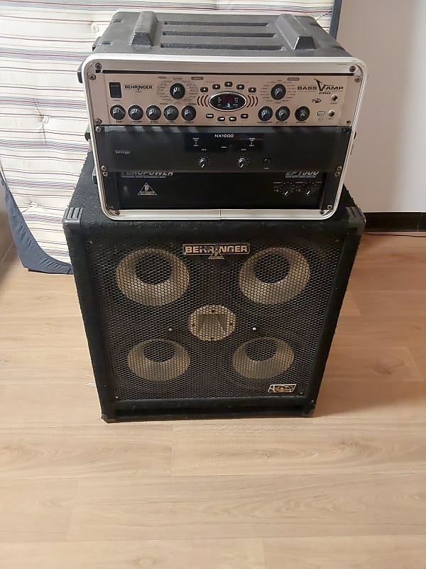 Behringer Bass amp stack BA410, Nx1000, Eu1500, Bass amp | Reverb UK