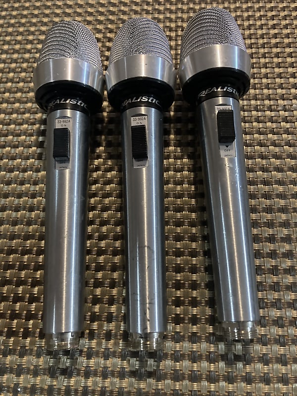 Lot of 15 Radio Shack Microphones Dirt Cheap As Is | Reverb