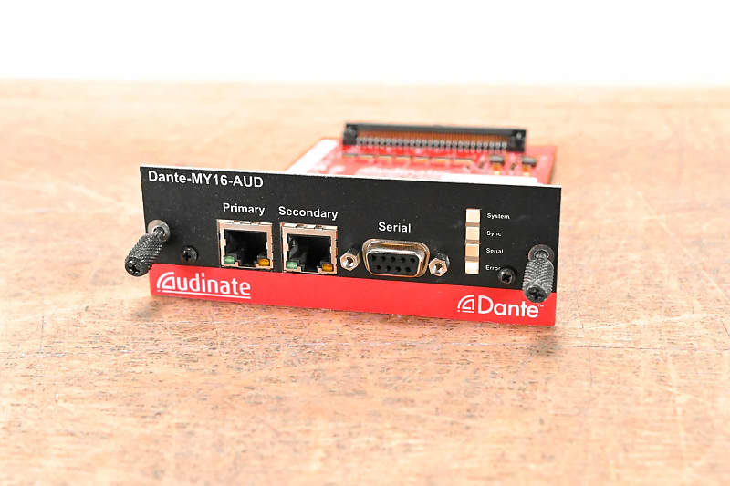 Audinate Dante-MY16-AUD 16-Channel Dante Network I/O Card | Reverb