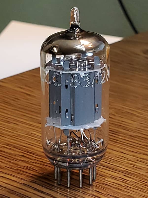 Telefunken 12AX7/ECC83 Tall Smooth Plates MaxiPreamp2/TV-7 | Reverb