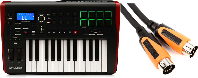 Roland RMIDI-B3 Black Series MIDI Cable - 3 foot Bundle with | Reverb